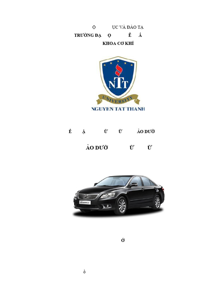 Xemtailieu Quy Trinh Cong Nghe Bao Duong Va Sua Chua Xe Camry 3 | PDF