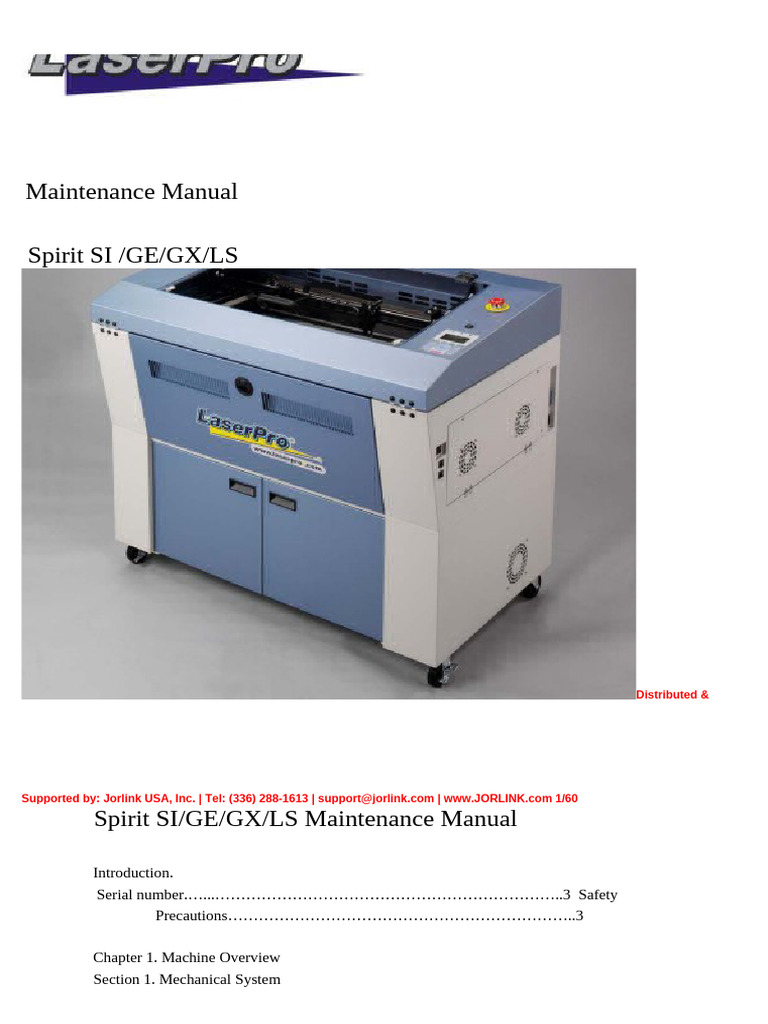 Laserpro Service Manual | PDF