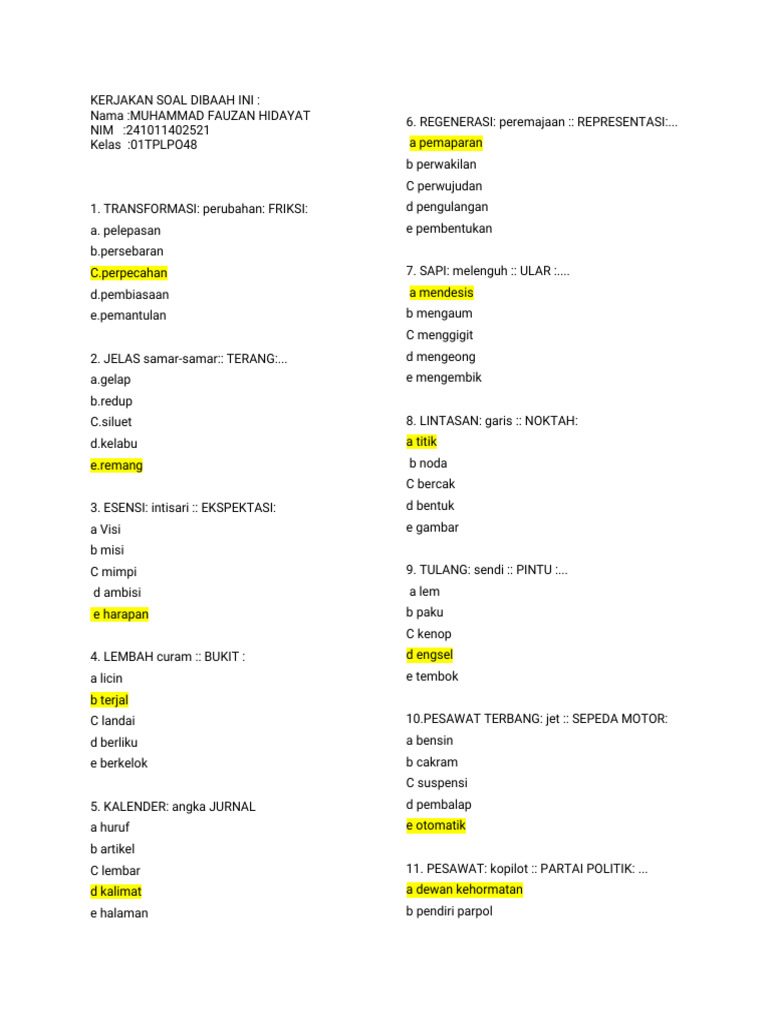 Muhammad Fauzan - Hidayat | PDF