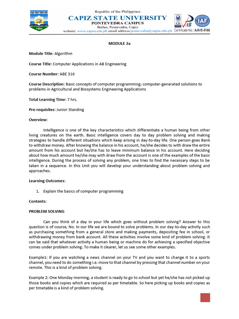 ABE-316-MODULE-2a | PDF