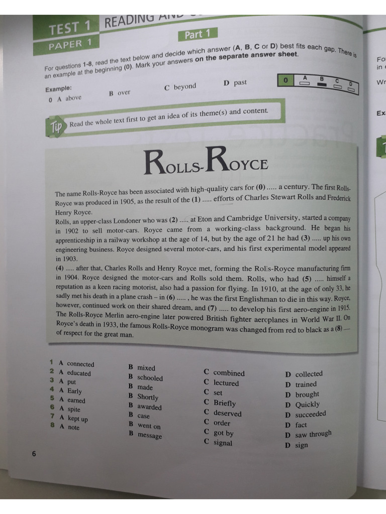 Practice Test 1 | PDF