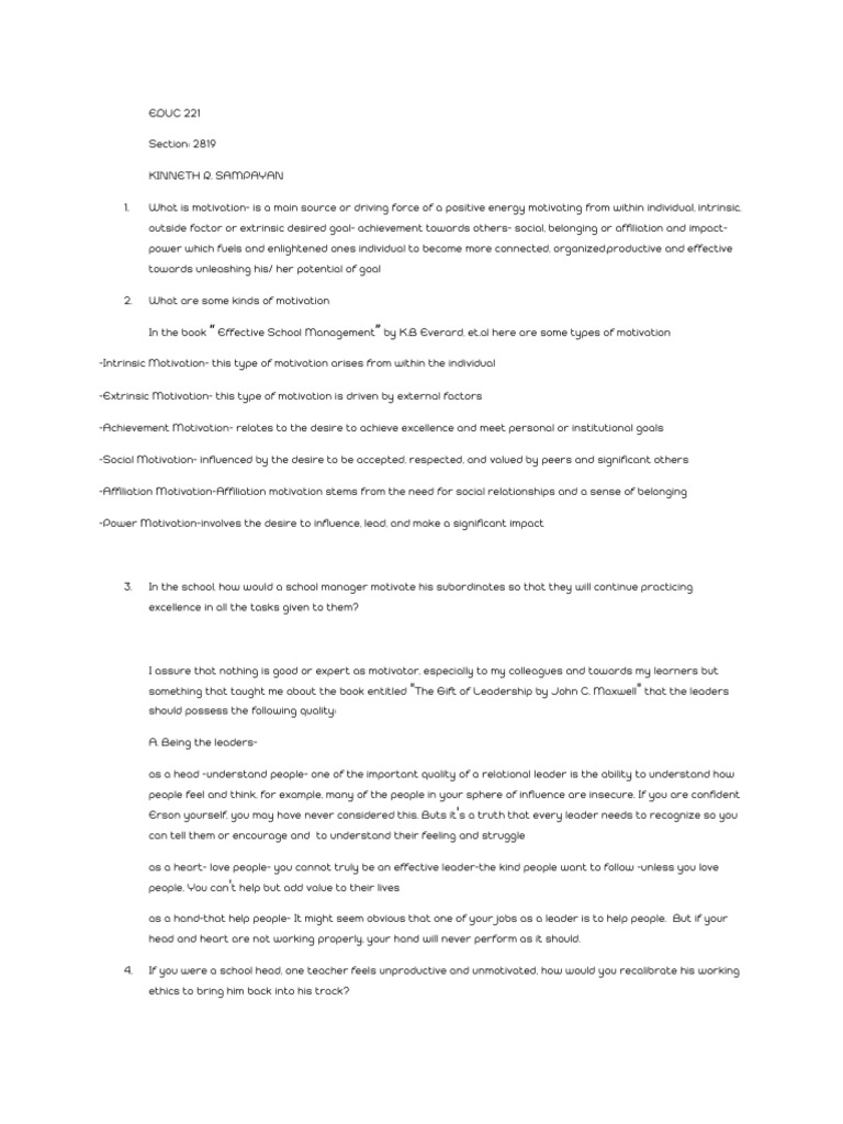 Assessment - KINNETH R. SAMPAYAN | PDF