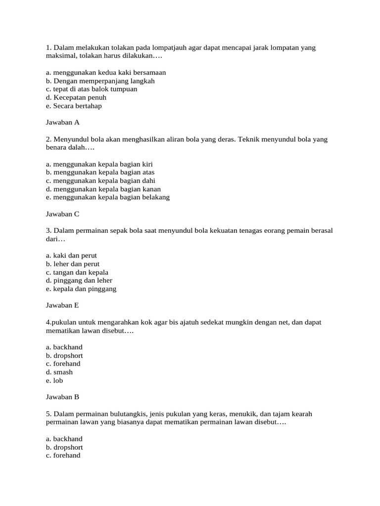 Soal Pts Kelas 9 Semester 1 | PDF