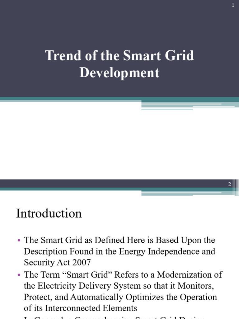 Smart Grid Development - 1 | PDF