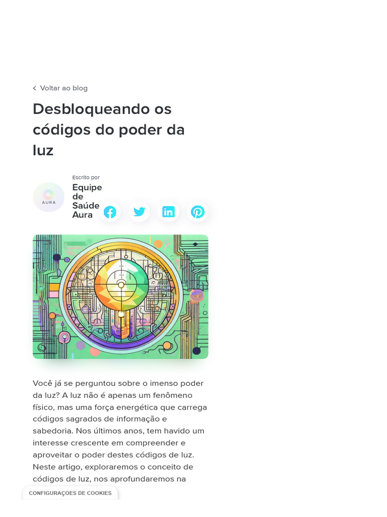 Desbloqueando Os Códigos Do Poder Da Luz | PDF