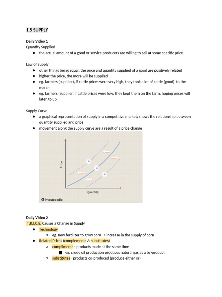 AP MACRO 1.5 Notes | PDF