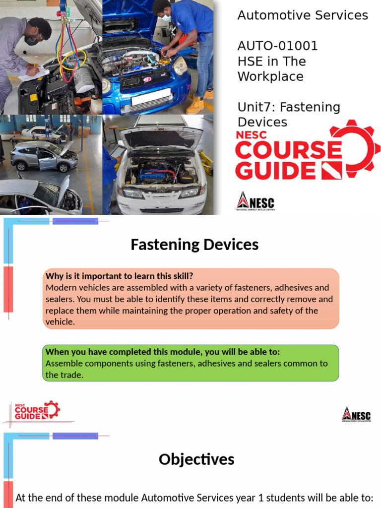 AUTO-01001-7 Fastening Devices | PDF