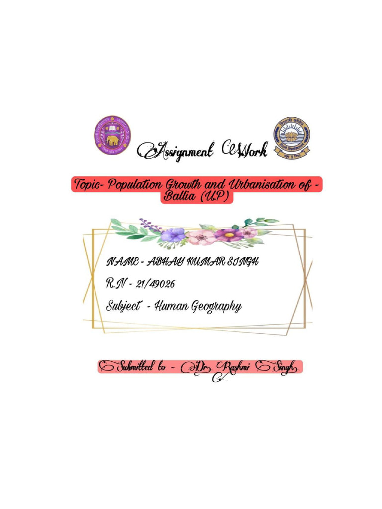 Human Geo Assignment | PDF