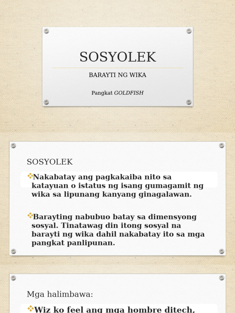 SOSYOLEK | PDF