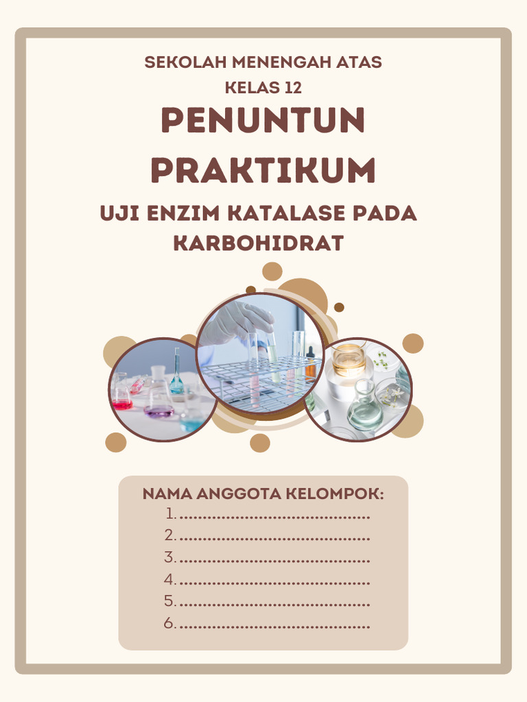 PENUNTUN PRAKTIKUM Uji Enzim Katalase Pada Karbohidrat | PDF