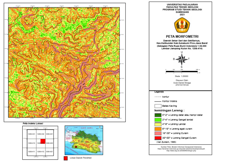 Peta Morfometri 2021 | PDF