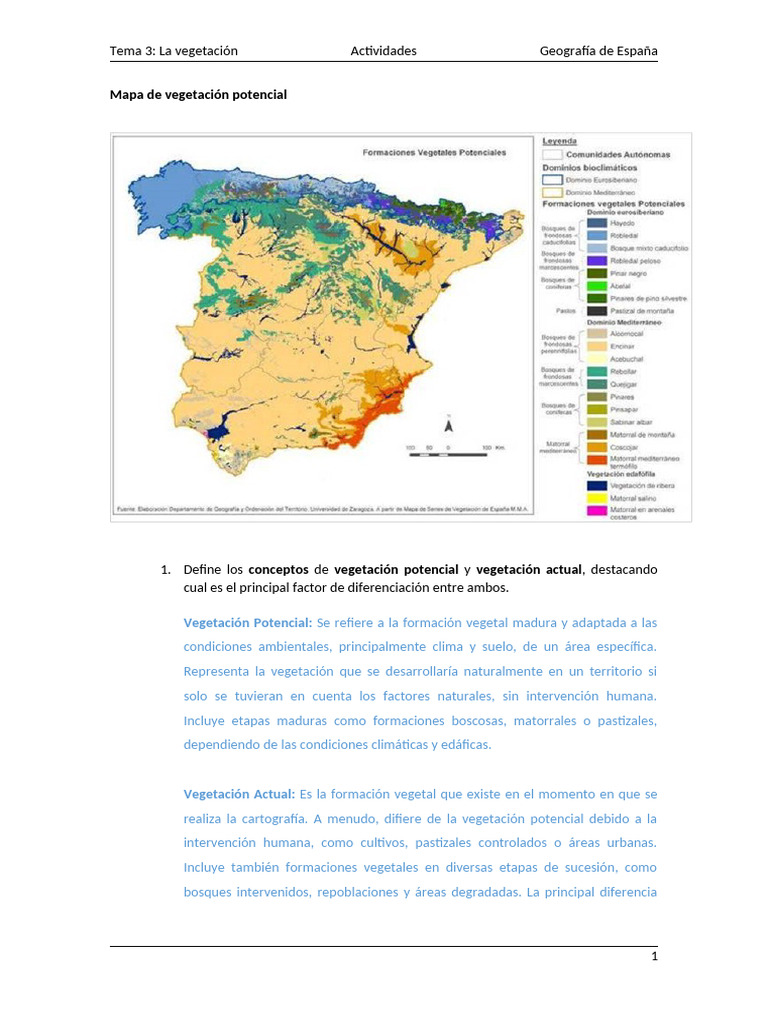 01 - Vegetación Potencial HECHO | PDF