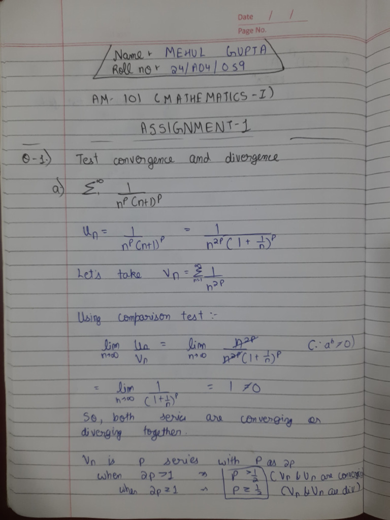 Assignment Maths | PDF