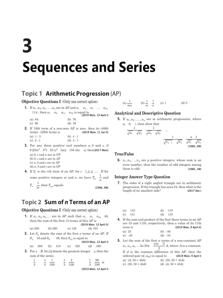 Sequence and Series | PDF