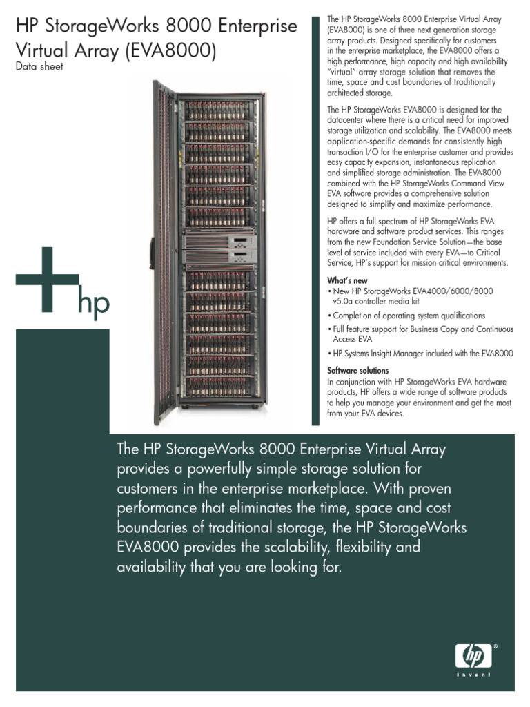 Virtual Array (EVA8000) | PDF