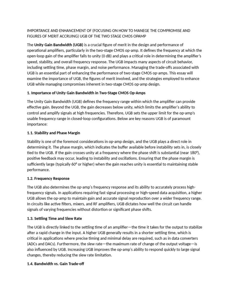 Importance and Enhancement of (Focusing On How To Manege The Compromise ... Importance and Enhancement of (Focusing On How To Manege The Compromise ...