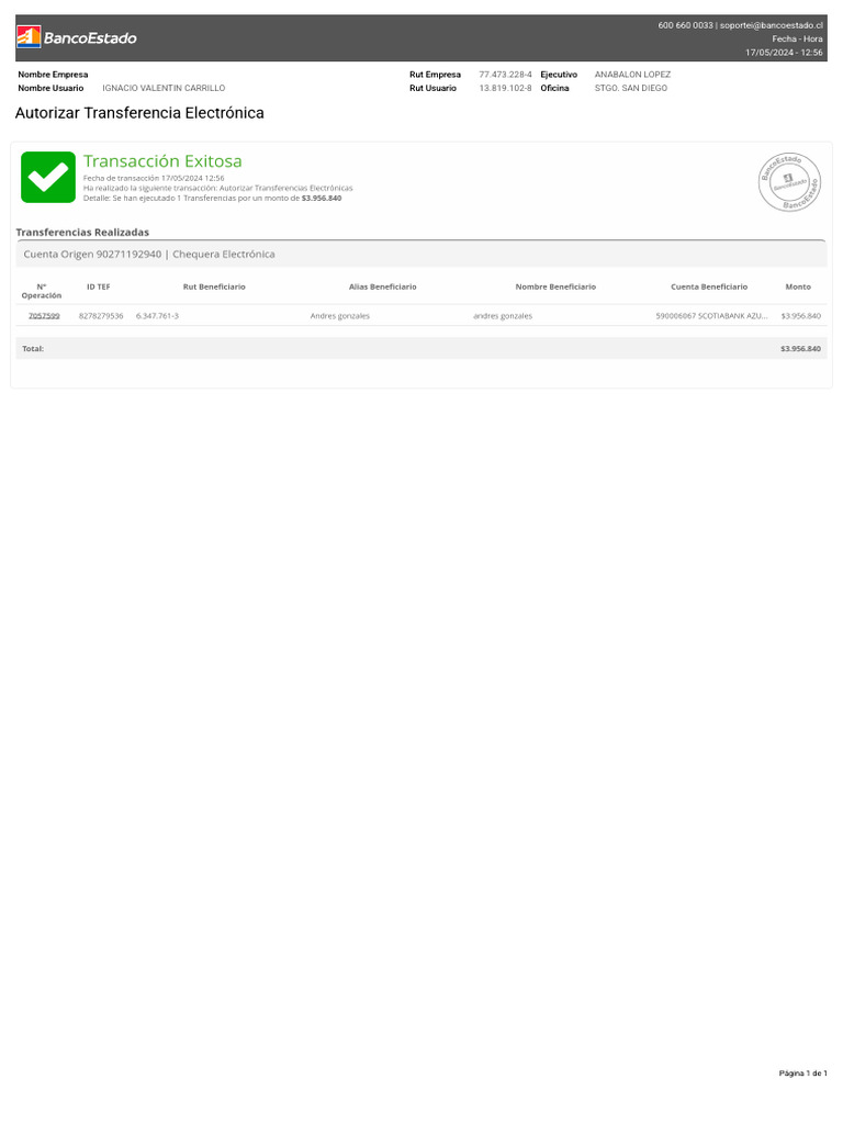 Tef AutorizarComprobante 774732284 20240517125707 | PDF