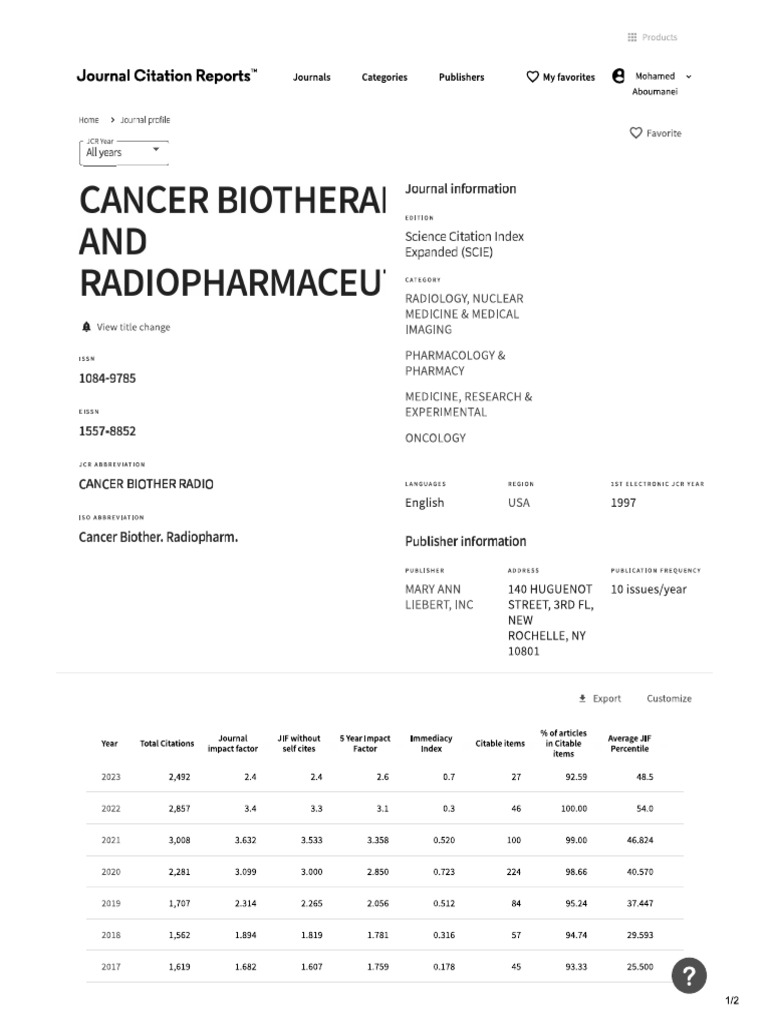 Cancer Biotherapy | PDF
