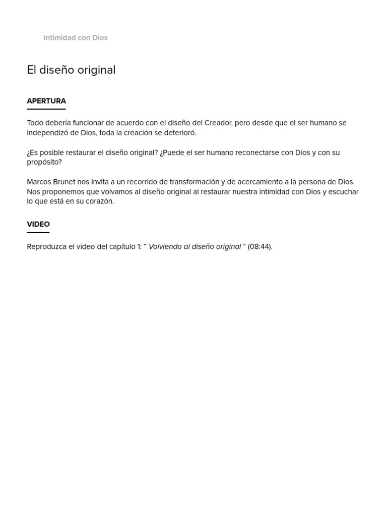 Intimidad Con Dios | PDF