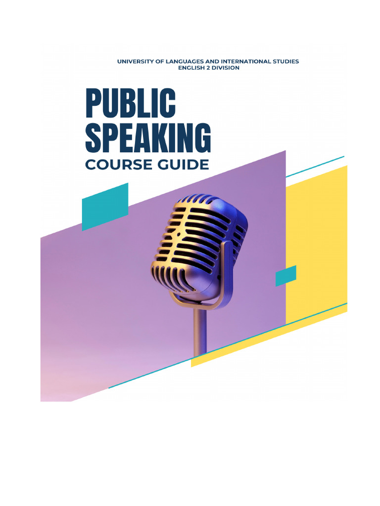 24-25 Public Speaking. Course Guide Bậc 3-4 | PDF