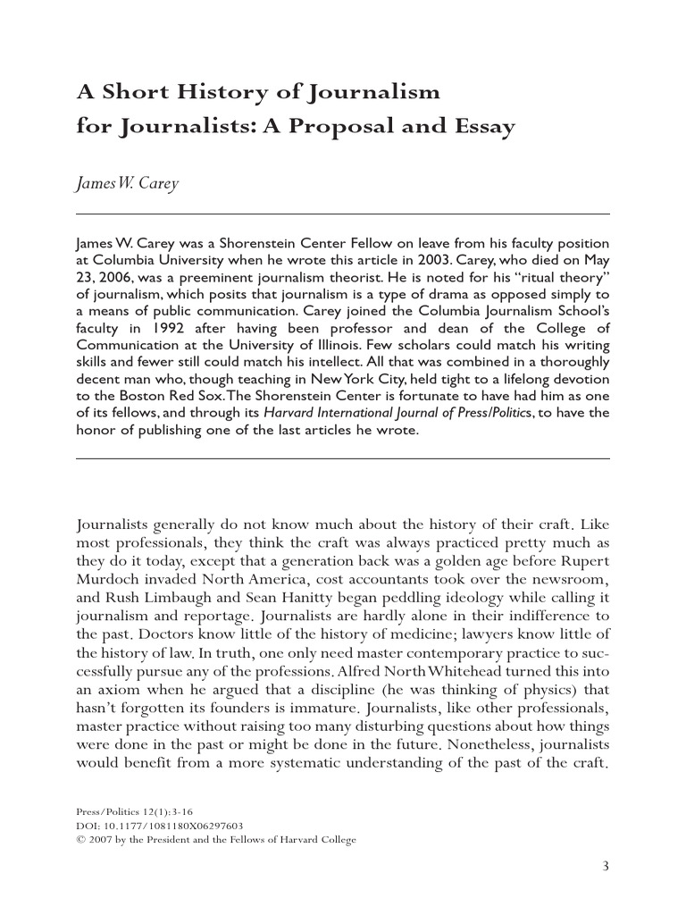 History of Journalism | PDF