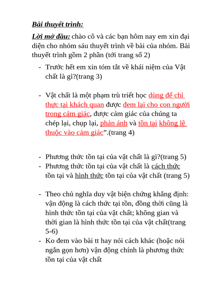 Bài thuyết trình triết học (final) | PDF