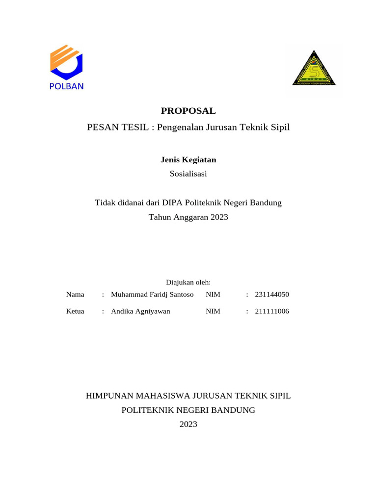 Proposal Kelompok 8 | PDF