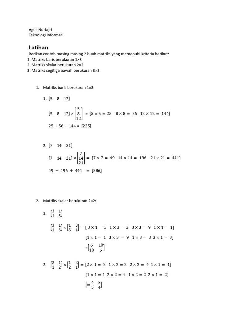 Saya Sedang Berbagi 'Tugas MTK Agusnurfajri2' Dengan Anda | PDF