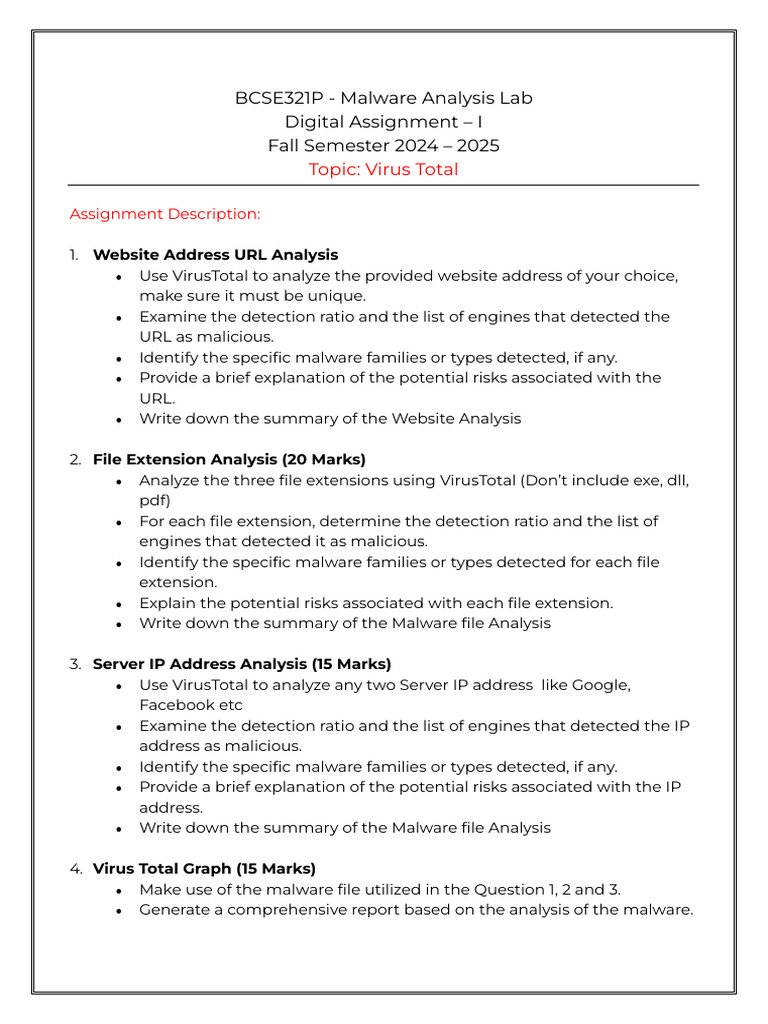 Digital Assignment-1 (1) | PDF