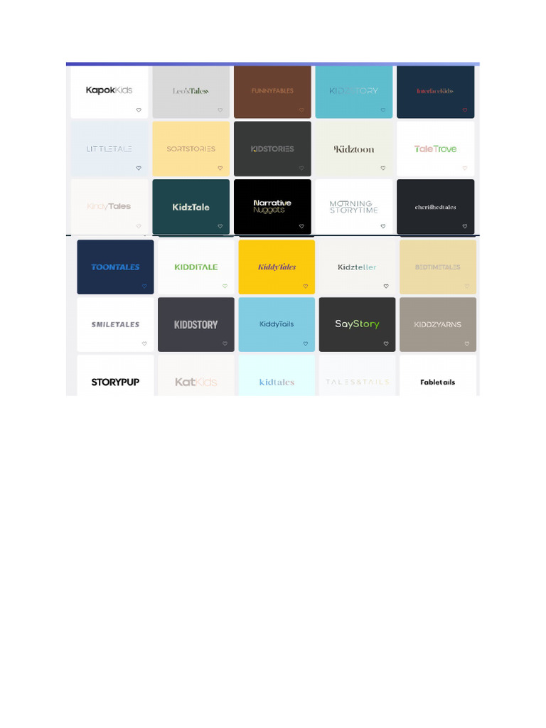 Names for Story | PDF