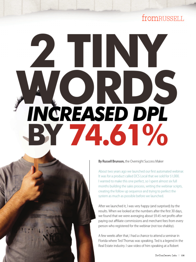 2 Tiny Words (Excerpt) | PDF