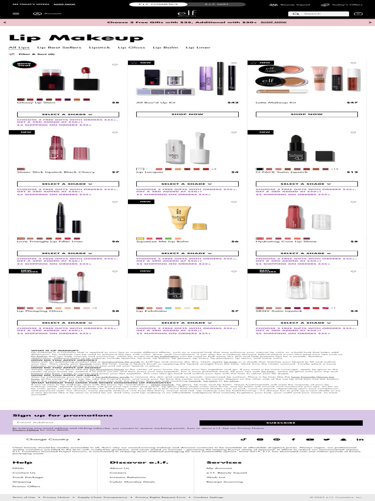 Lip Makeup Lipstick and Lip Gloss | PDF