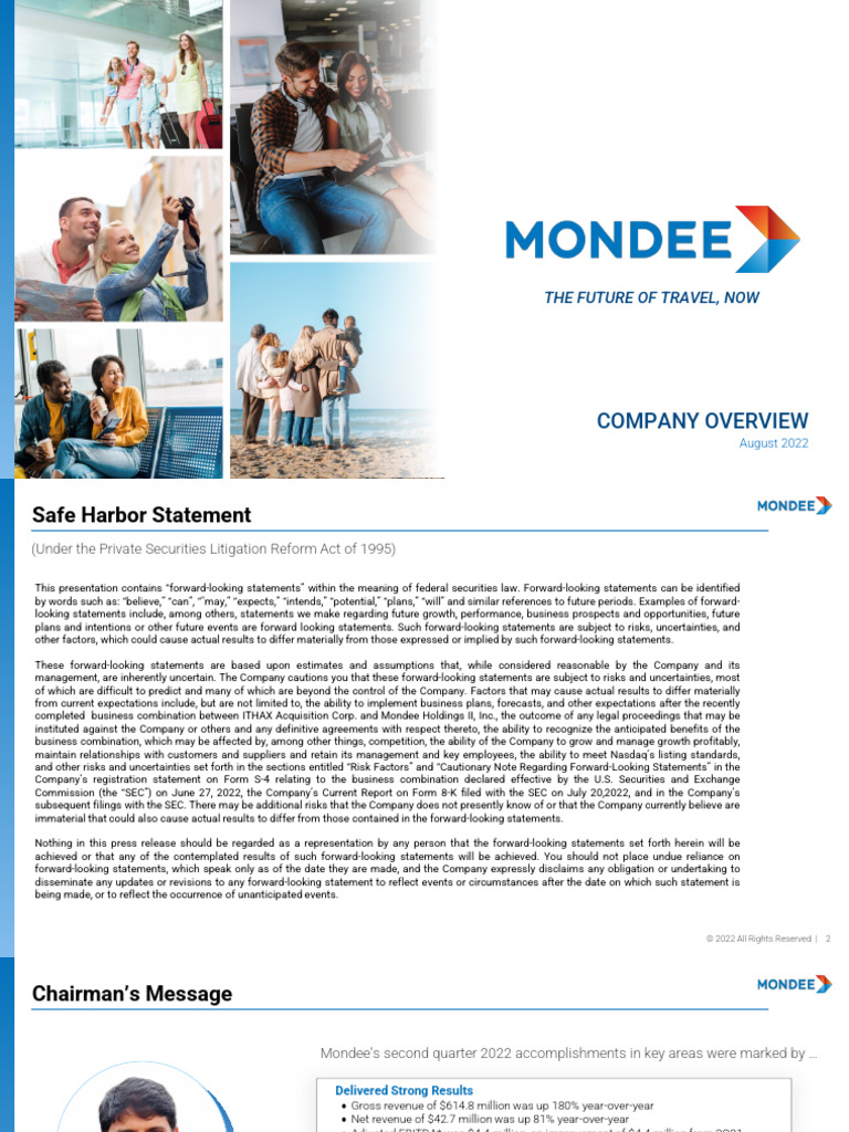 Investor Relations_Mondee_vJuly | PDF