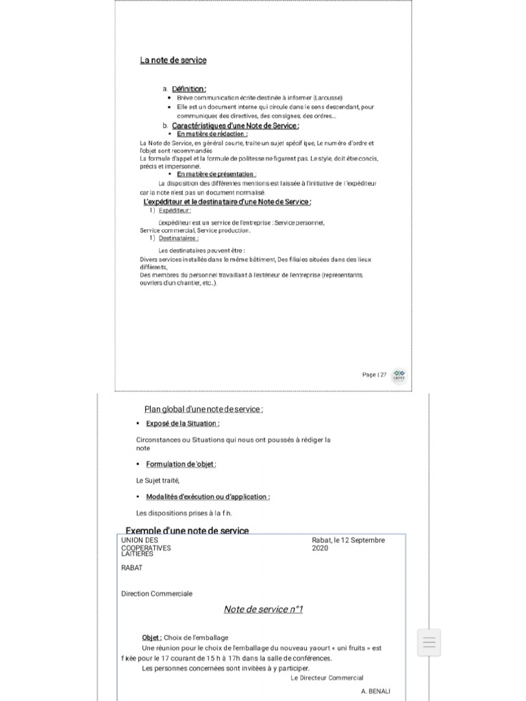 Écrits Professionnels | PDF