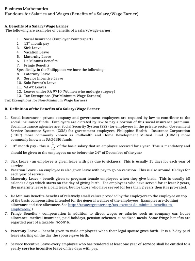 09 06 24 Handouts Business Mathematics | PDF