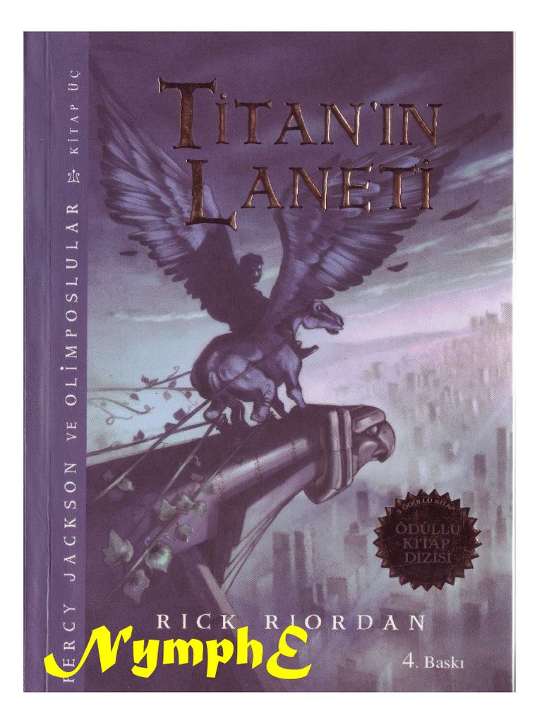 Titanin Laneti Percy Jackson Ve Olimposlular 3 2056 | PDF
