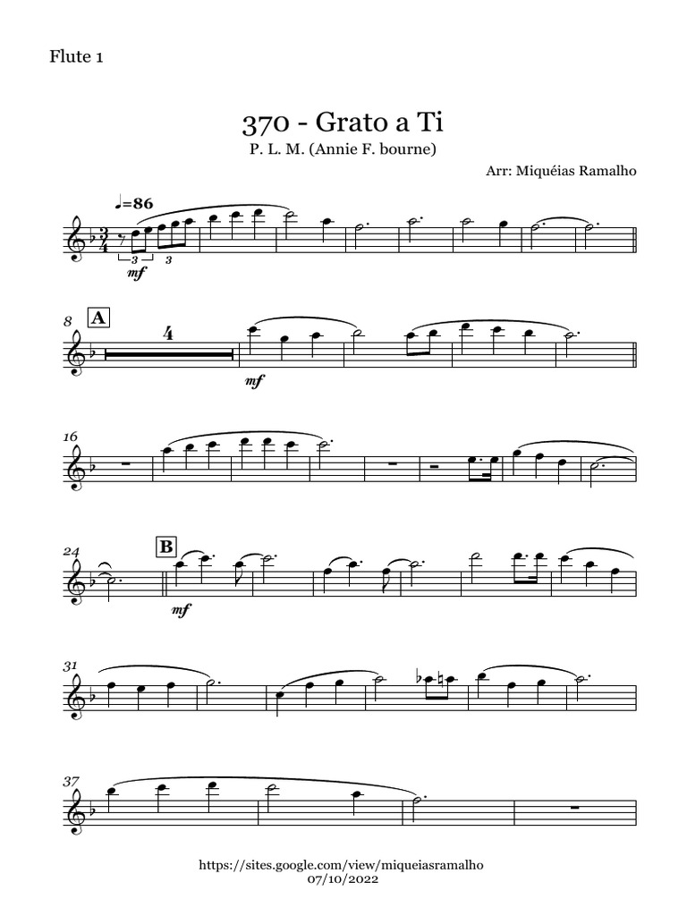 370 - Flute 1 | PDF