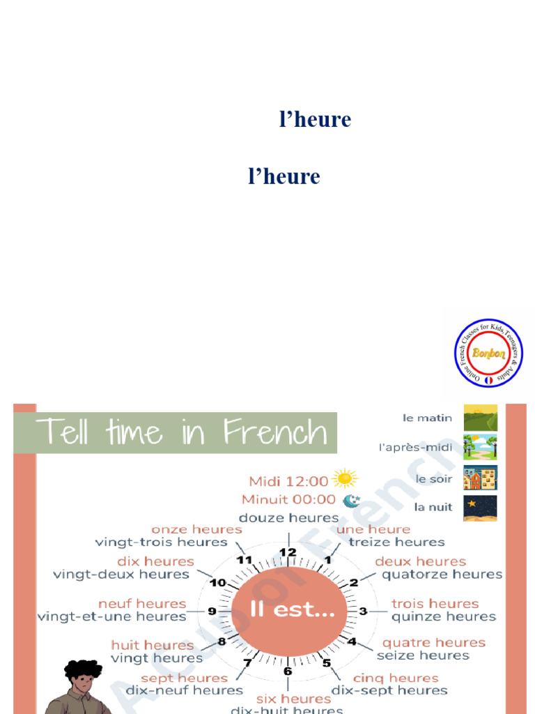 Lesson8 Dire l'heure | PDF