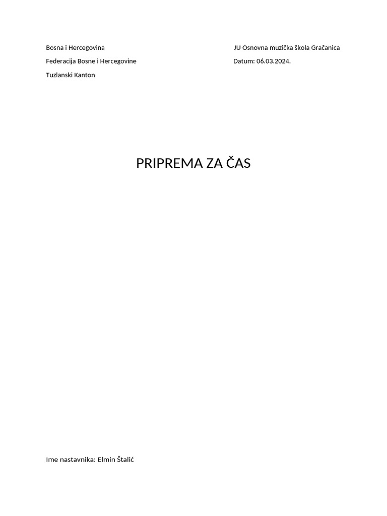 Priprema | PDF