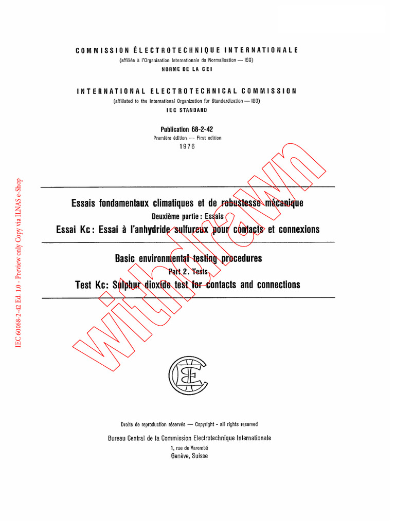 Iec60068-2-42 (Ed1 0) B Img | PDF