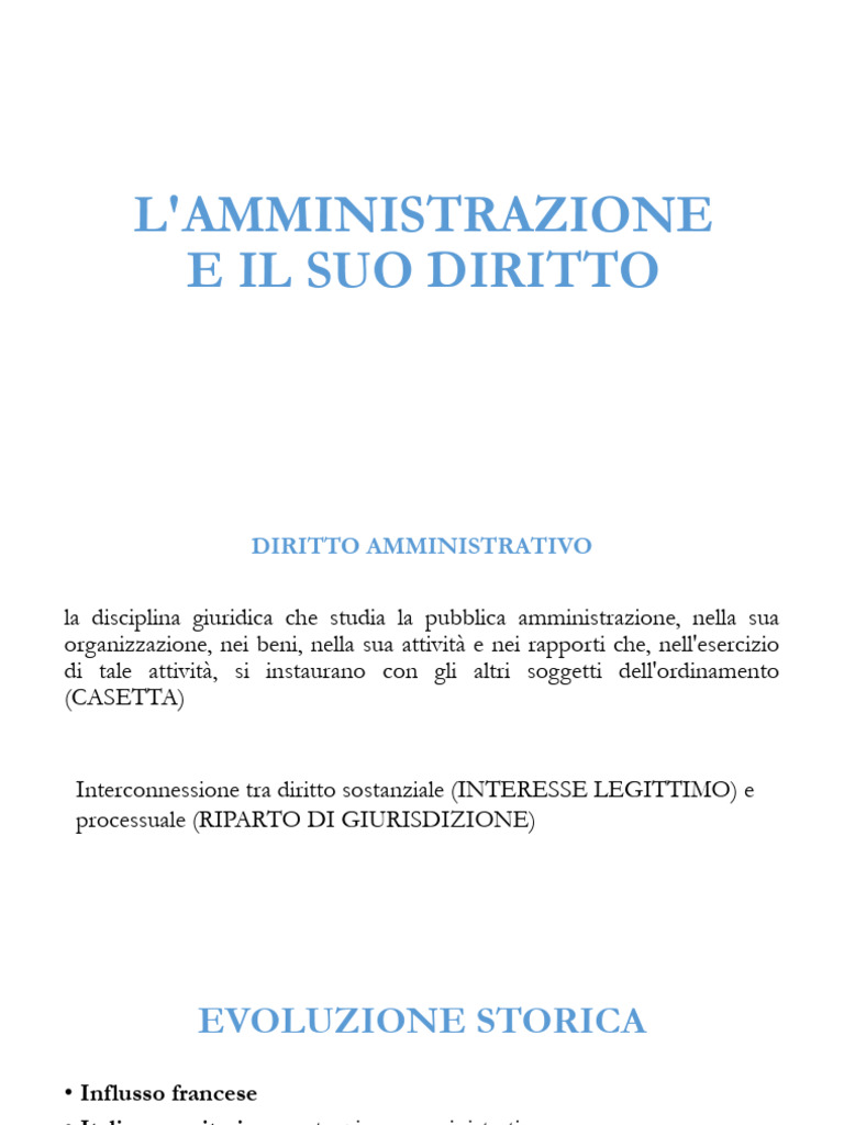 Slides - 2023-2024 - Lezione N. 3 - Amministrativo 1 - Scuola Di Magistratura - Law Camp | PDF