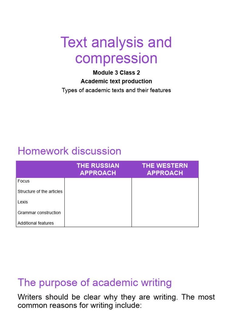 Module 3 Class 2 | PDF