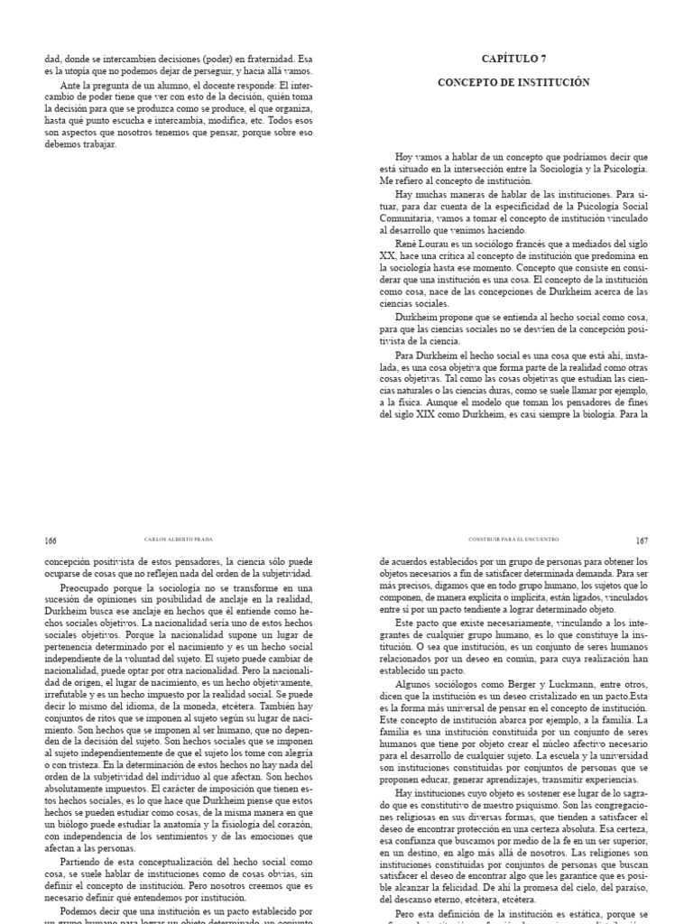 LIBRO CARLOS PRADA Construir para El Encuentro-Cap 7 | PDF