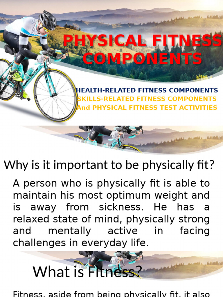 Physical Fitness Components | PDF