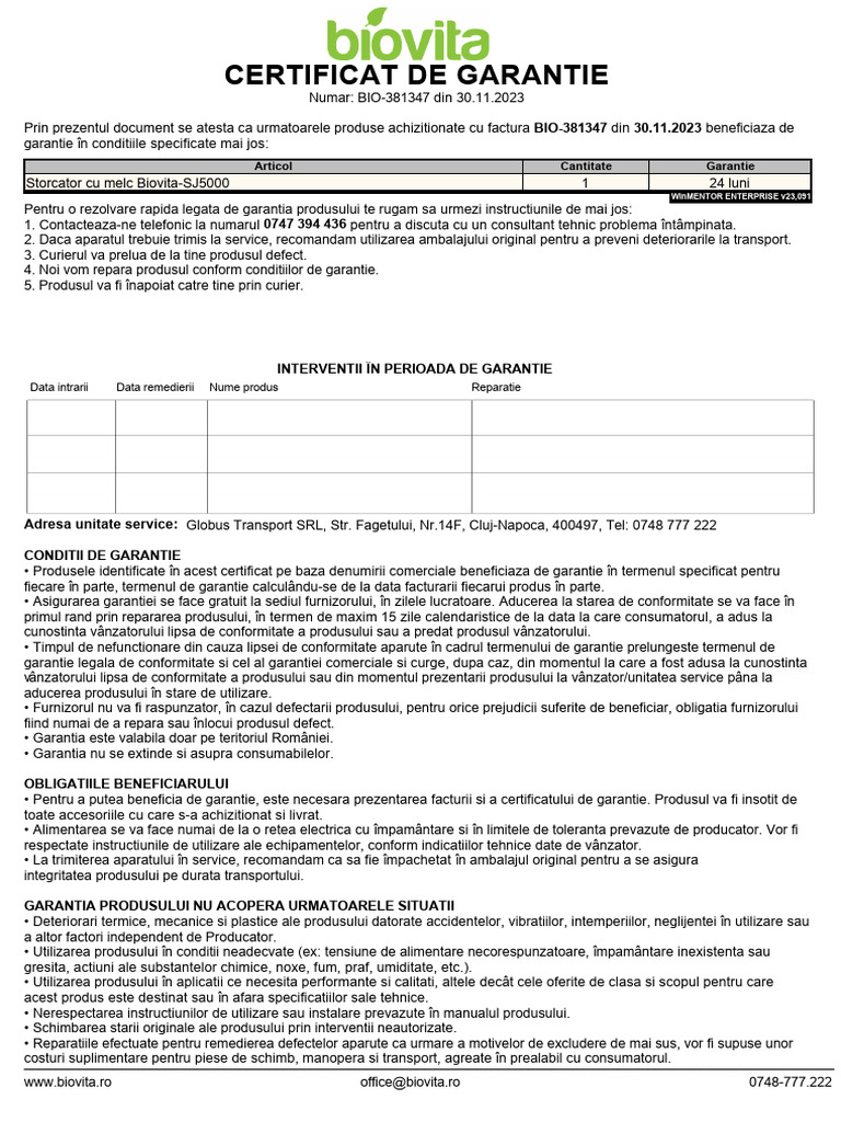 CG Bio 381347 0746806861 Caticristea | PDF