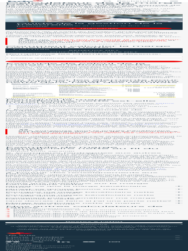 Marge Bénéficiaire Nette - Calculateur BDC - Ca | PDF