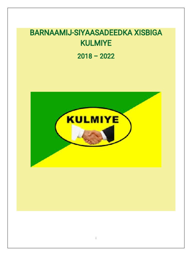Kulmiye | PDF
