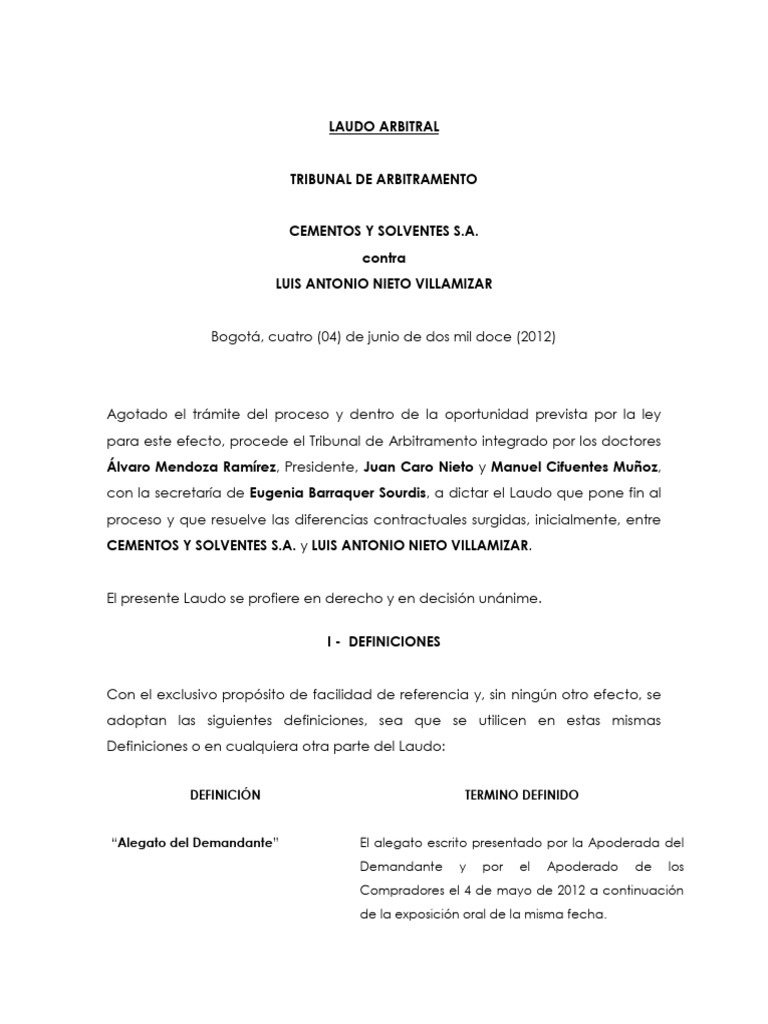 Definición Termino Definido | PDF