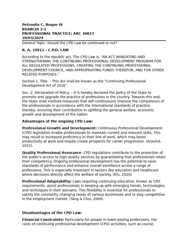 Prof Prac 1 Act No. 2 | PDF