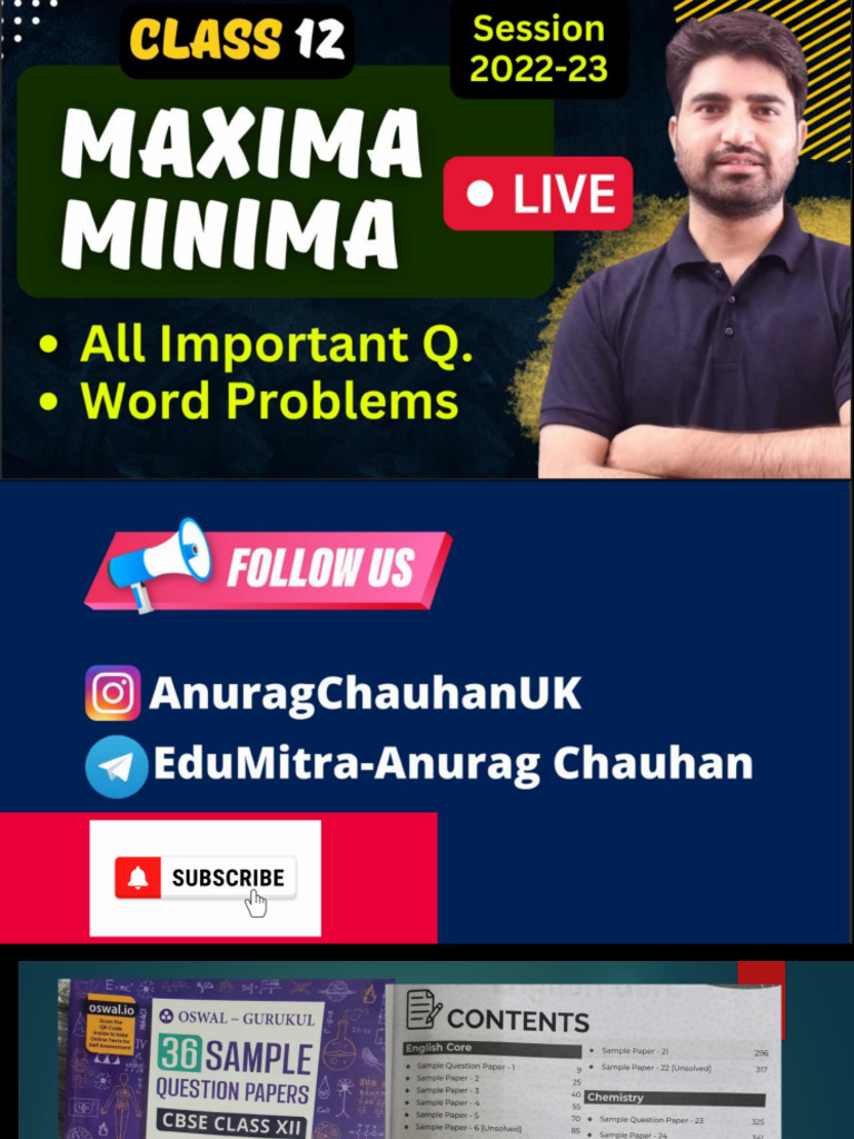 Maxima Minima Imp | PDF